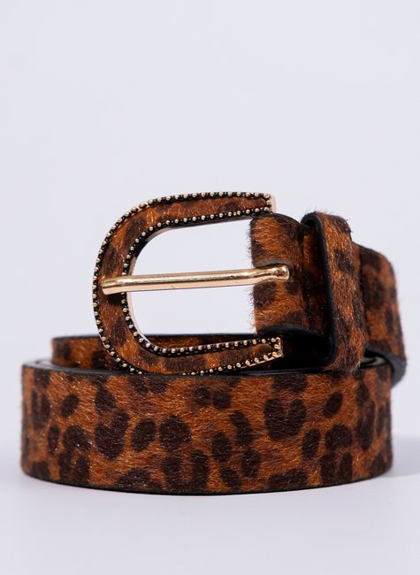 Cinto Feminino Animal Print Camurça | Acessório Perfeito Para Completar ...